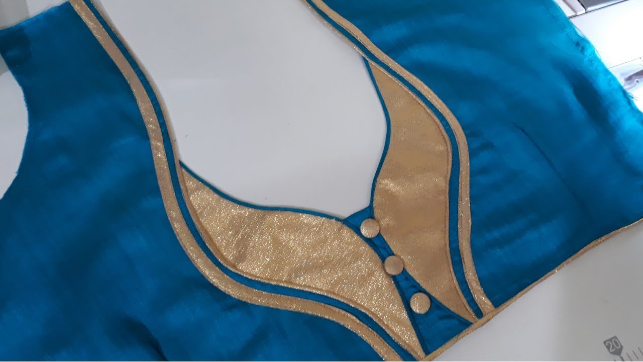 Beautiful Blouse design Cutting And Stitching In HINDI/blouse design/by ...