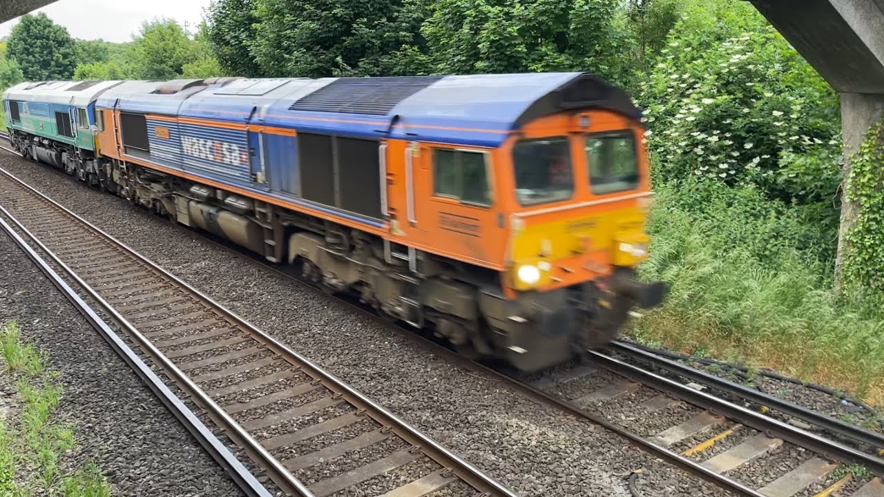 Class 66 | 66720 ‘Wascosa’ + 66711 ‘Sence’ | GB Railfreight - GBRf ...