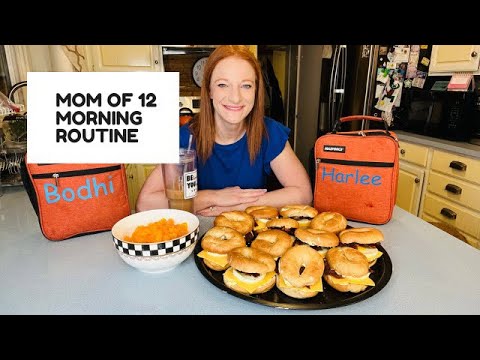 MOM OF 12 MORNING ROUTINE - YouTube