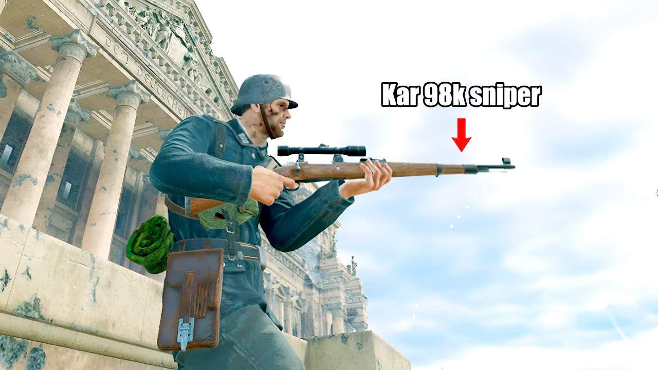 1100M Kar98k Sniper Rifle 💀 | Enlisted - YouTube