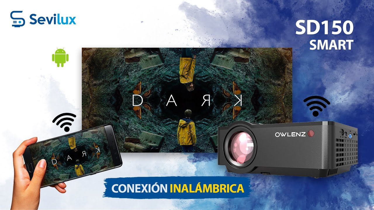 Conexión inalámbrica Android - Proyector SD150 smart - YouTube