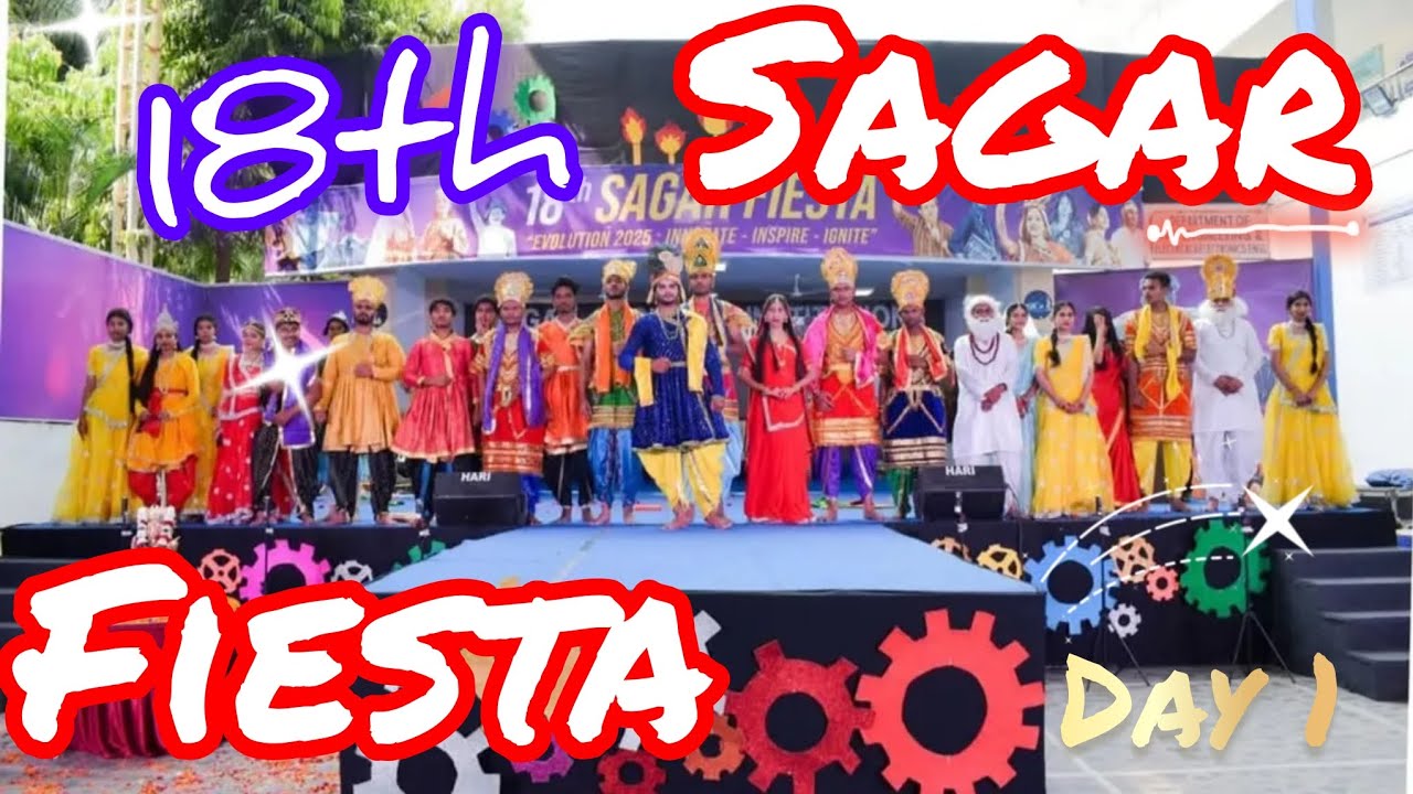 Sagar fiesta Vlog💖 | College fiesta | Day 1 | #vlog #fiesta # ...