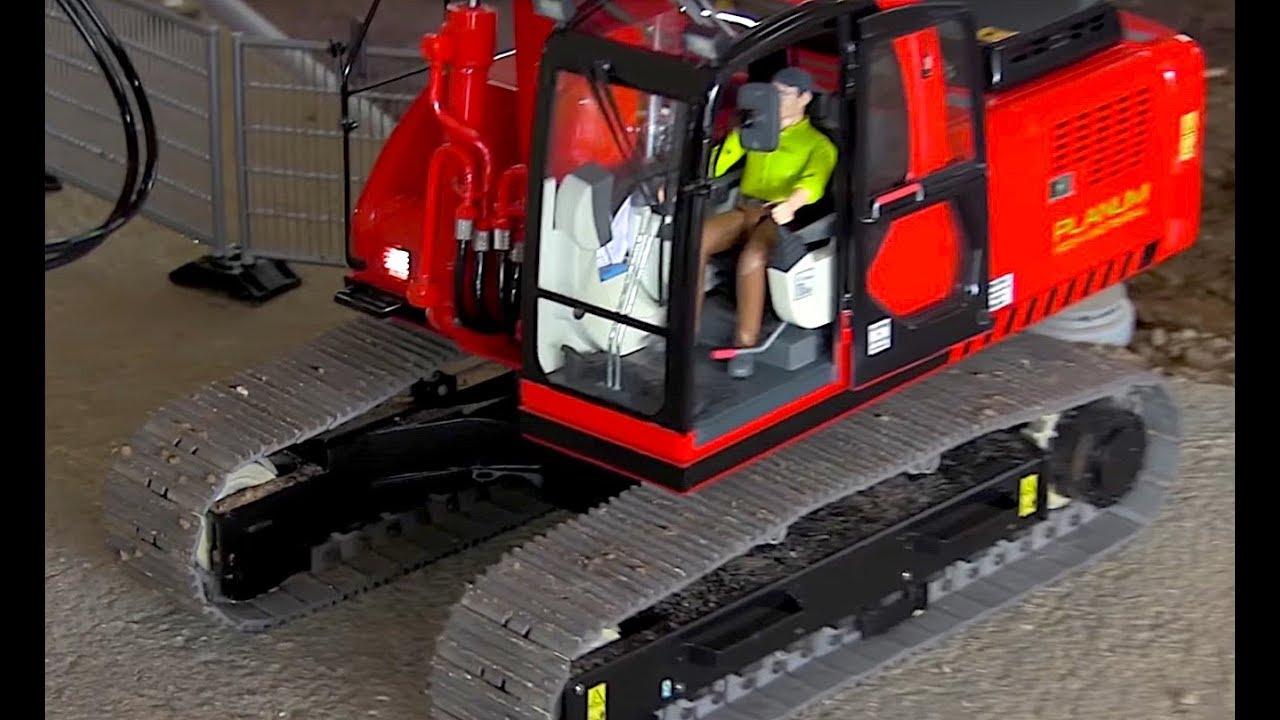 COMPILATION OF GREAT RC TRUCKS AND RC EXCAVATORS AT THE CONSTRUCTION ...