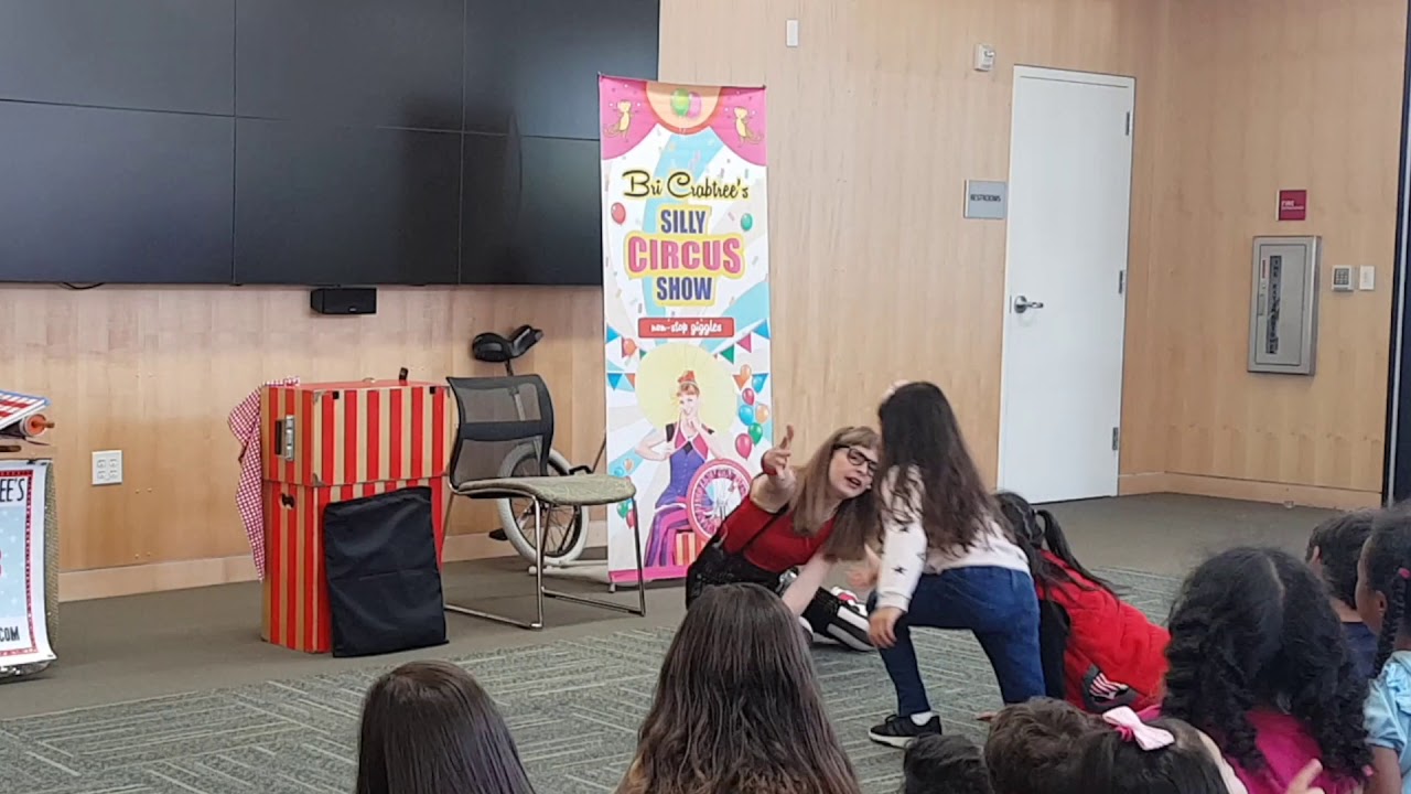Falling Out of Chair - Bri Crabtree Silly Circus Show - YouTube