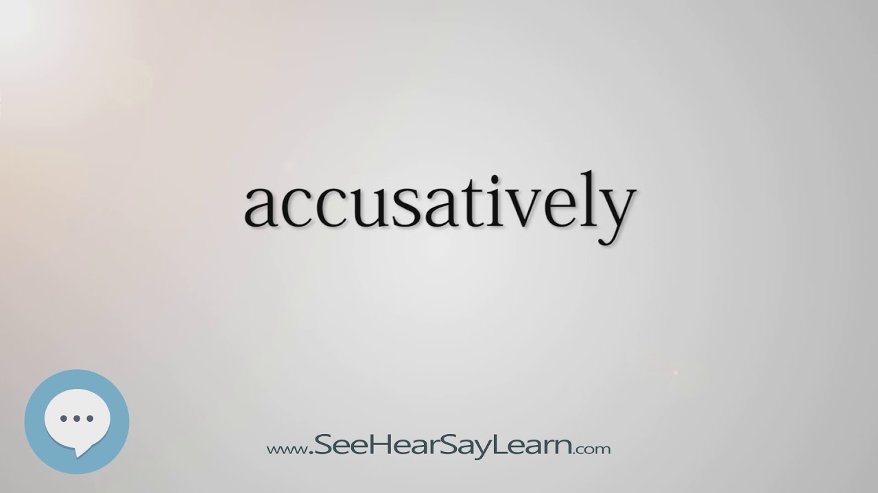 accusatively (Every English Word Pronounced) 📕🔊🗣️😎 - YouTube