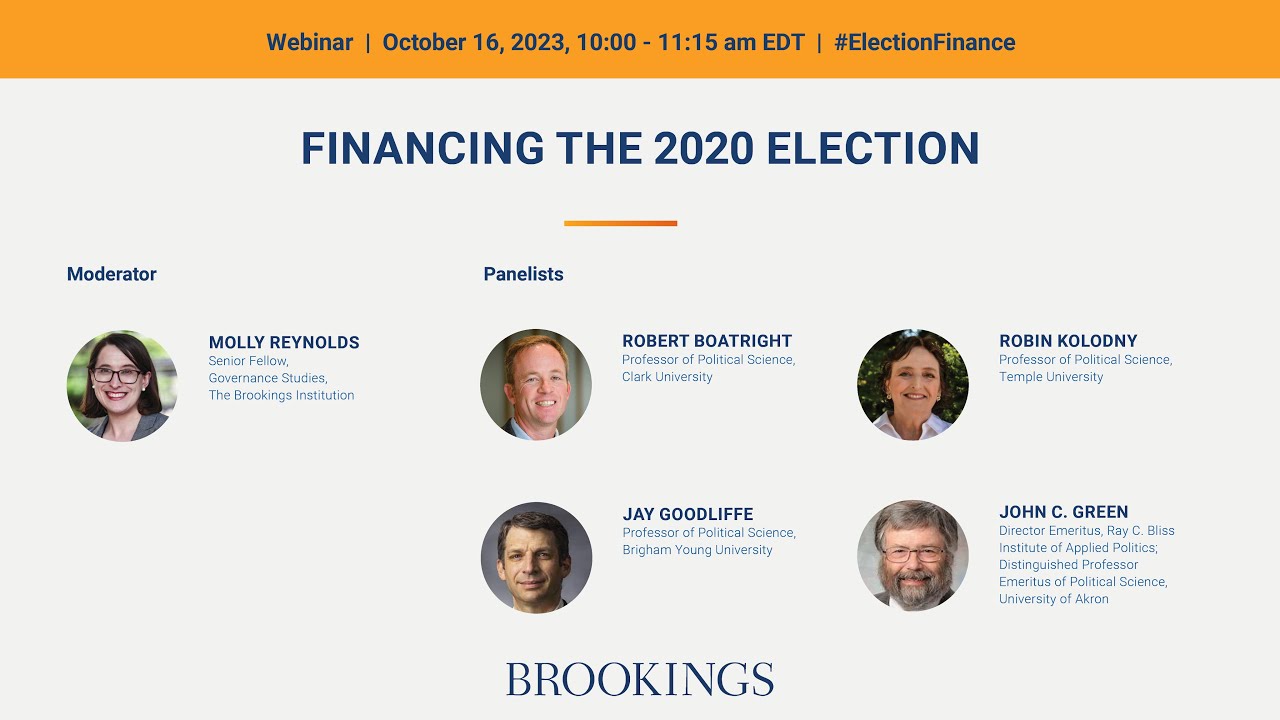 Financing the 2020 election - YouTube