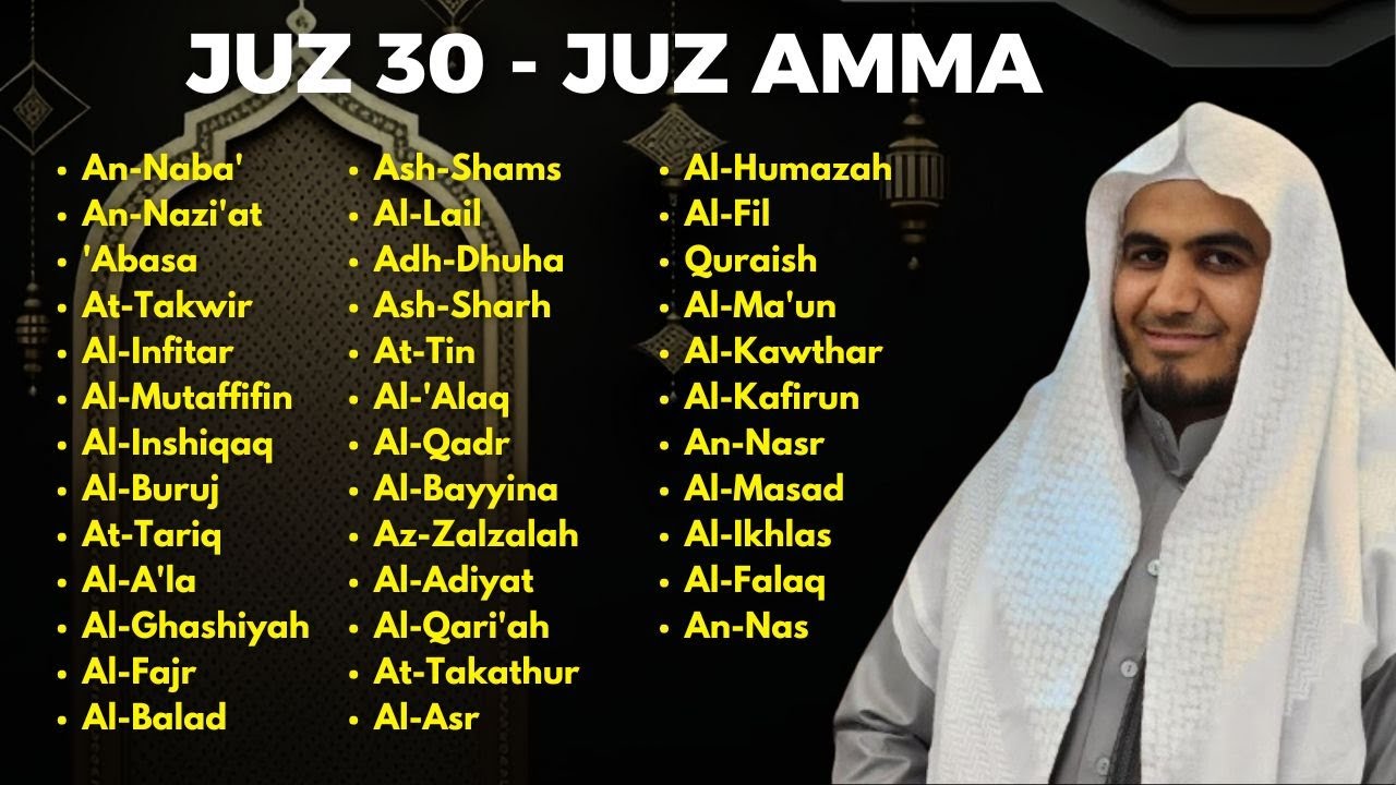 Murotal Al Quran Juz 30 (Juz Amma) Merdu Lengkap By Ahmad Al Shalabi ...