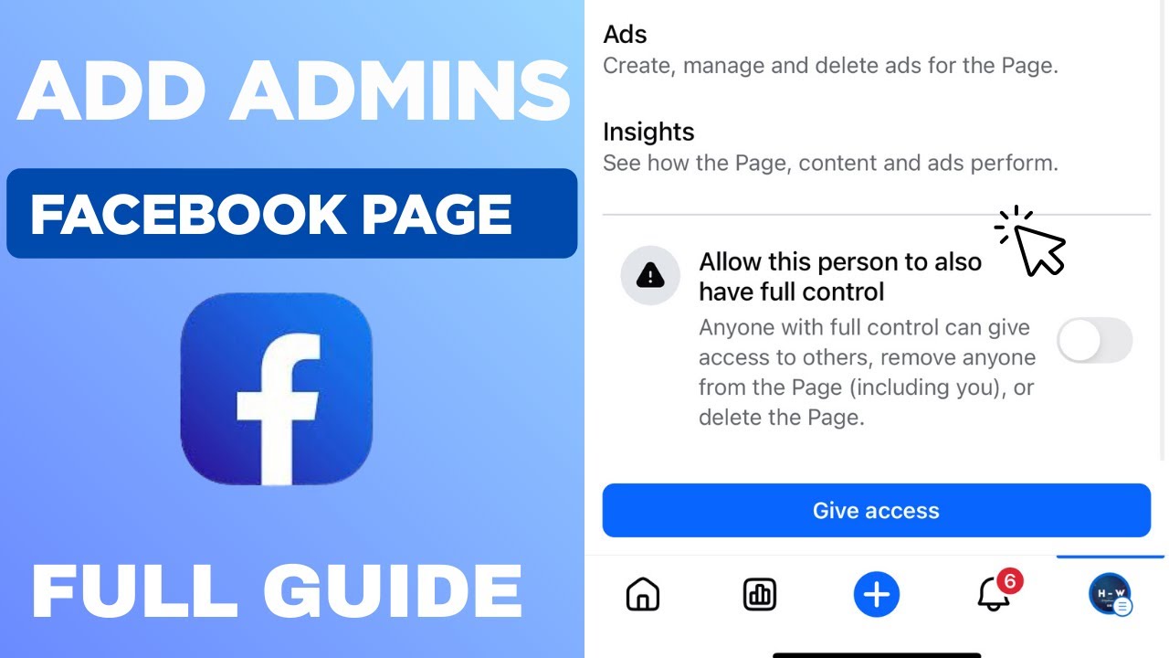 How To Add Admins To Your Facebook Page (2025) - YouTube