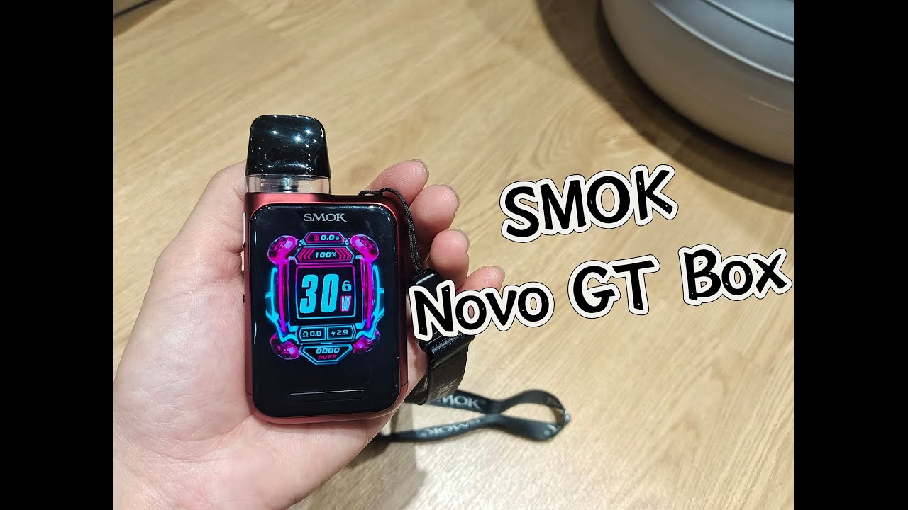 SMOK Novo GT Box Kit-The world's first full screen pod device - YouTube