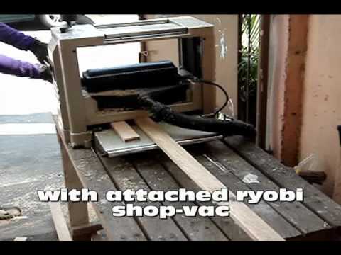 Ryobi Thicknesser Planer - YouTube
