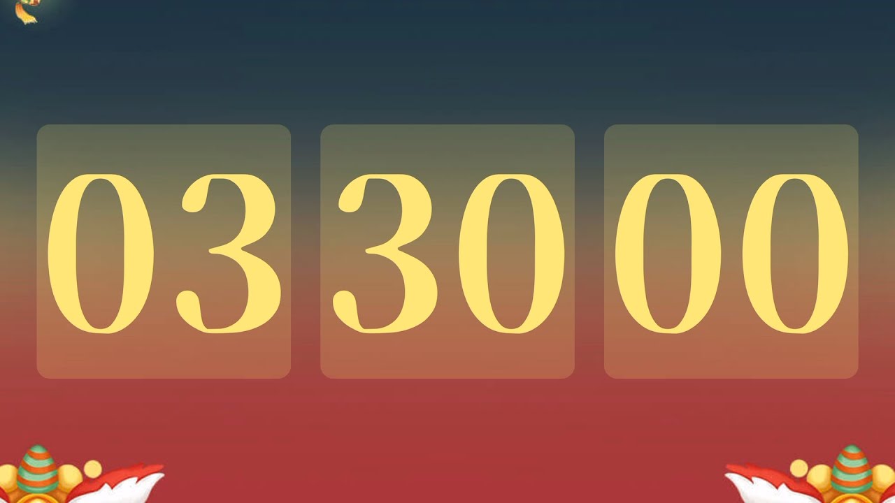 3 hours 30 minute countdown|countdown and timer - YouTube