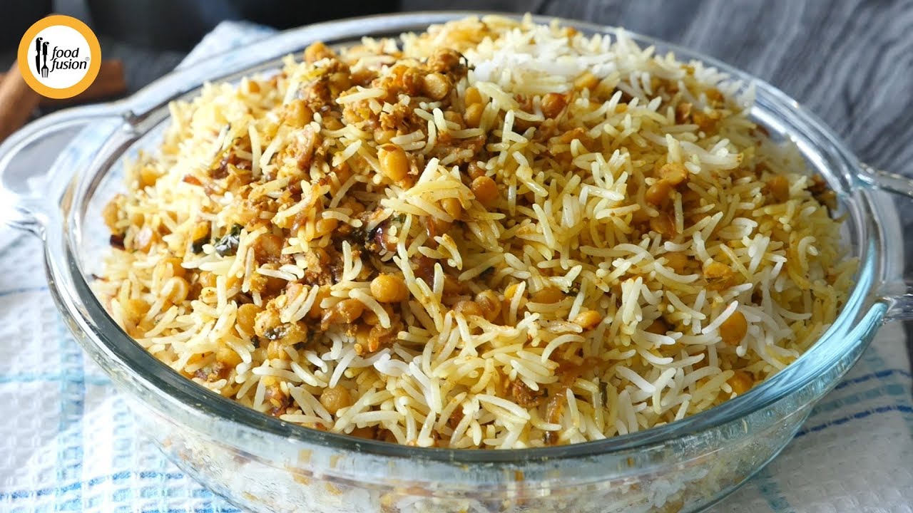 Chana Daal Biryani Recipe By Food Fusion - YouTube
