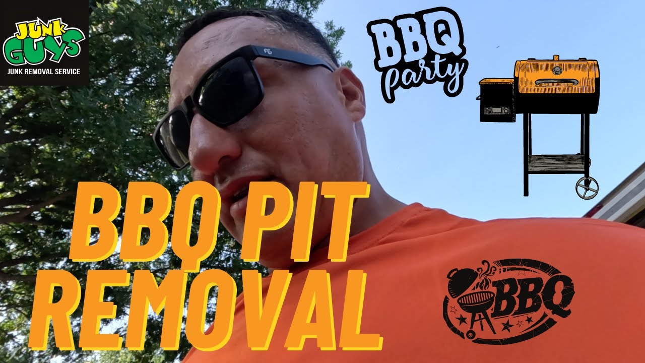 Bar B Q Pit Removal & Recycling In Dallas Texas - YouTube