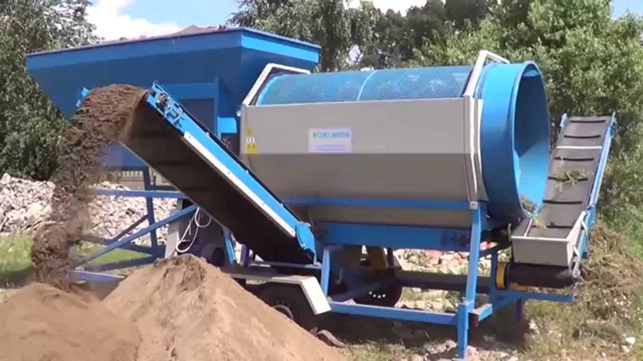 Przesiewacz bębnowy mobilny