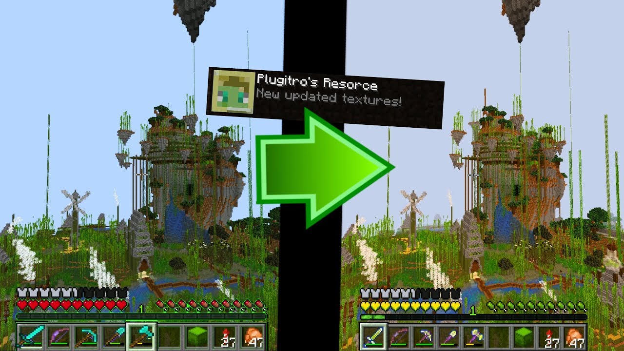 La Mia Texture Pack Di Minecraft! - YouTube