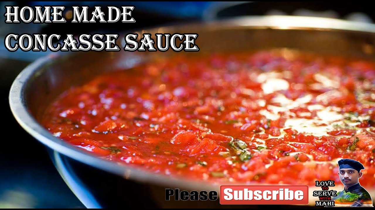 CONCASSE SAUCE - YouTube