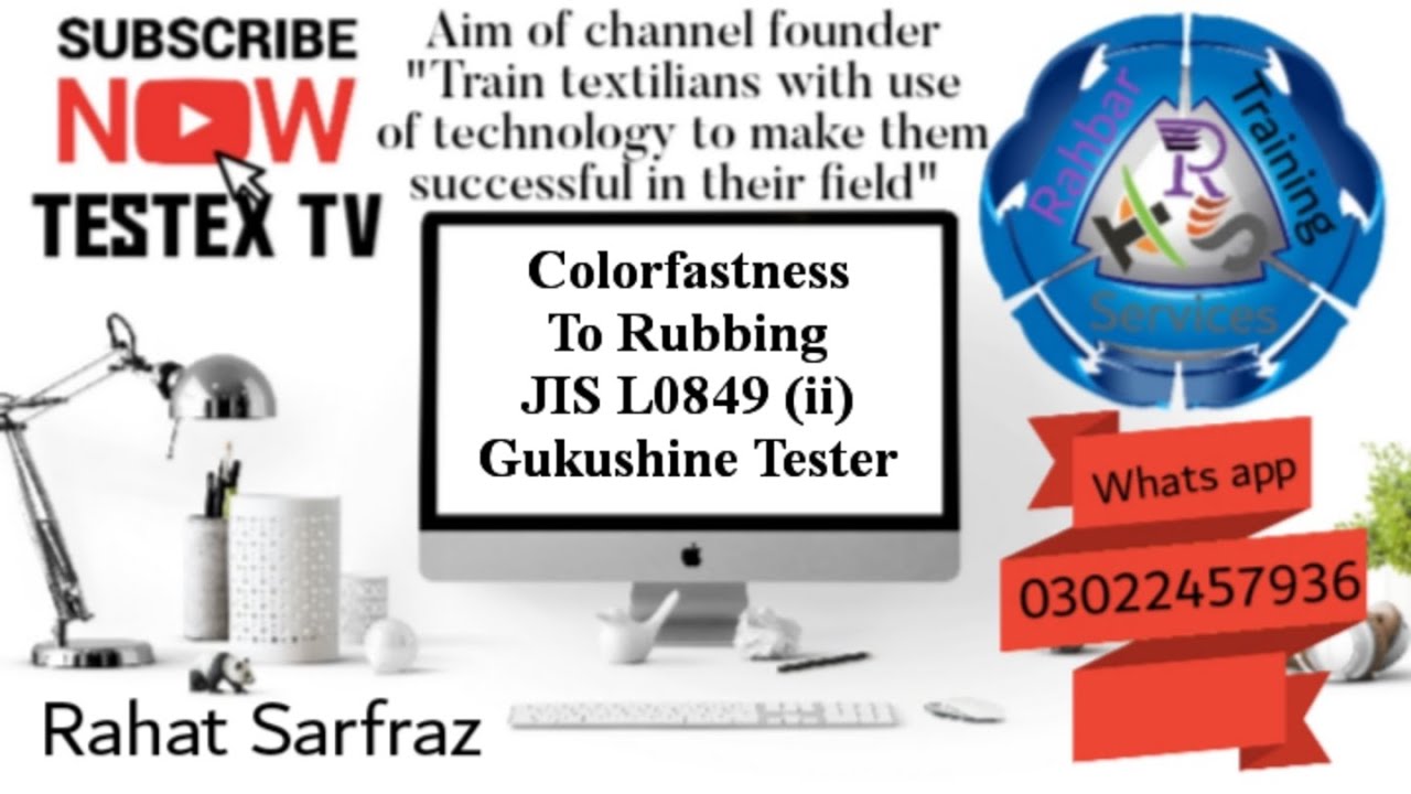 Colorfastness to Rubbing | JIS L 0849 (ii) | Gakushin Tester | Textile ...