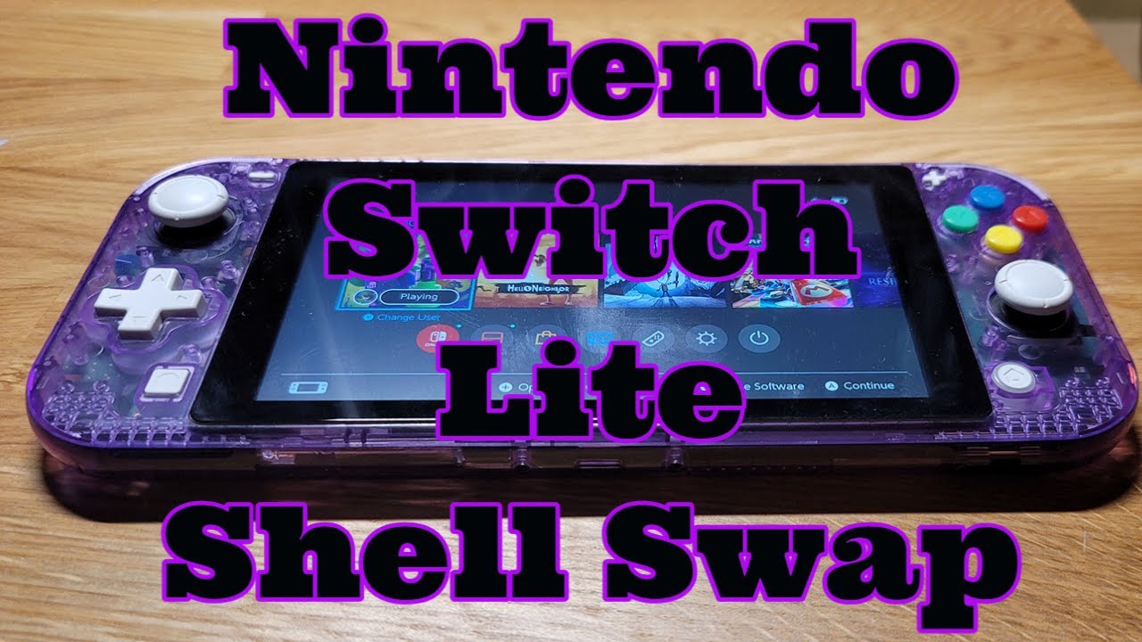 #nintendo #switch Nintendo Switch Lite Shell Replacement - YouTube