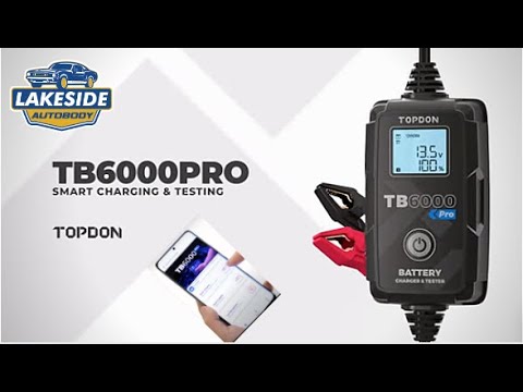 TOPDON TB6000Pro Smart Battery Charger & Tester Review - YouTube