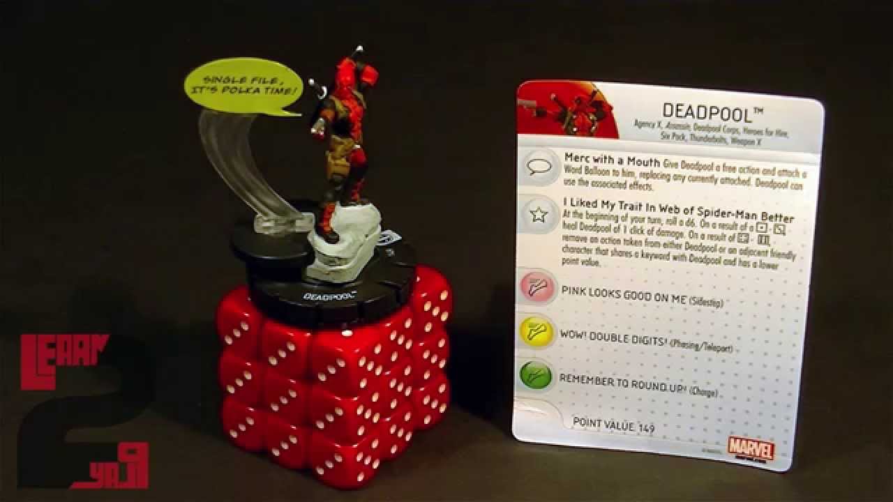 Deadpool Gravity Feed Heroclix Unboxing - YouTube