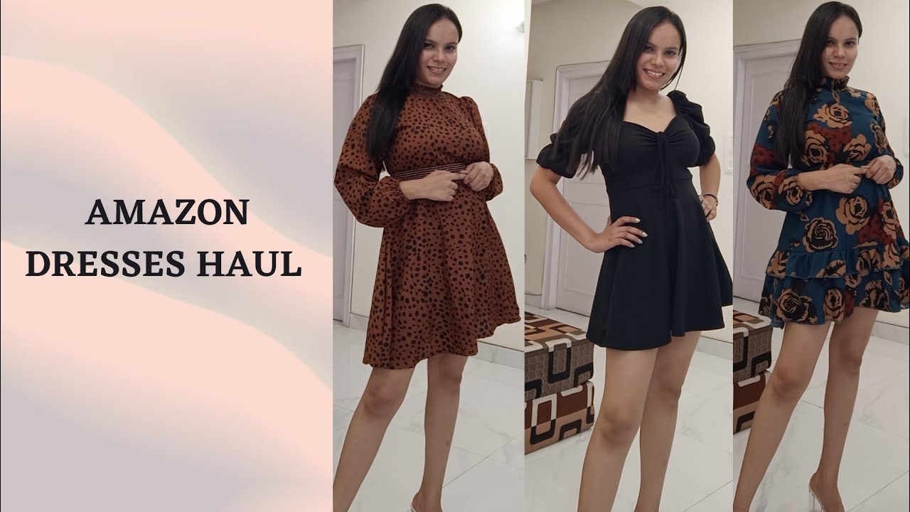 My First Video | Introduction | Amazon Dresses Haul - YouTube