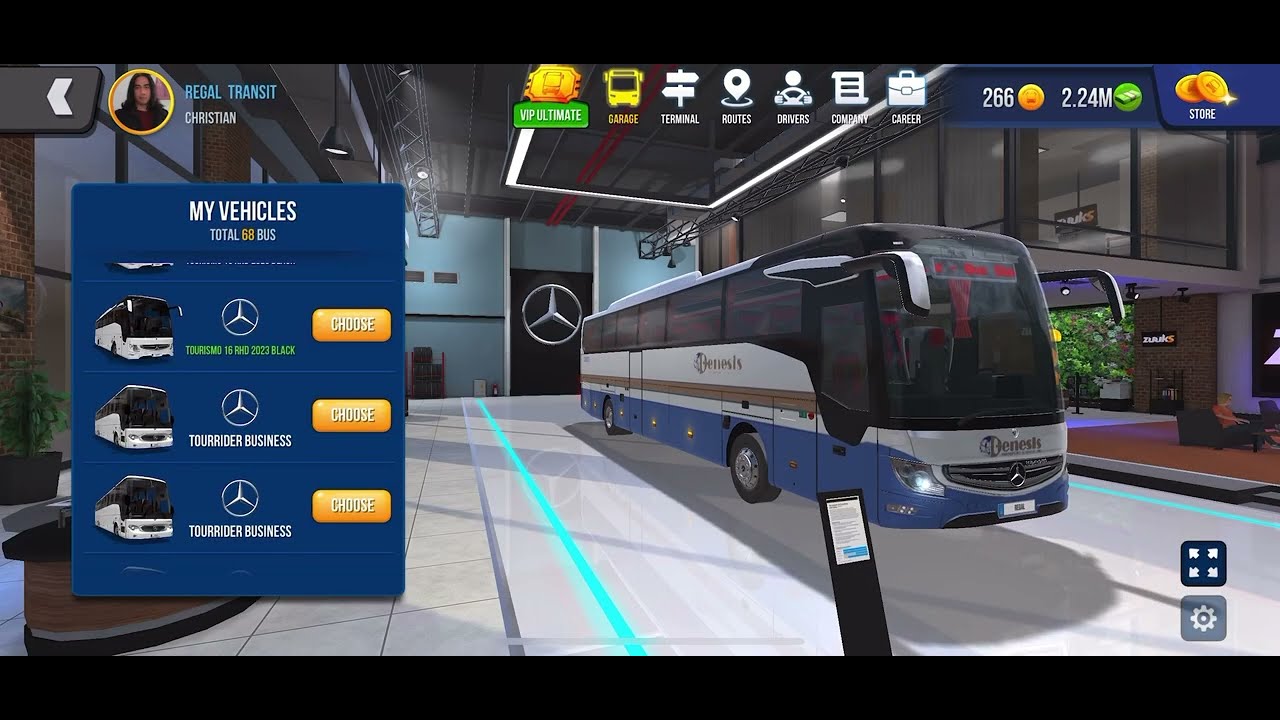 Bus Simulator: Ultimate 🇵🇭 (Genesis Skin - Mercedes-Benz Tourismo 16RHD ...