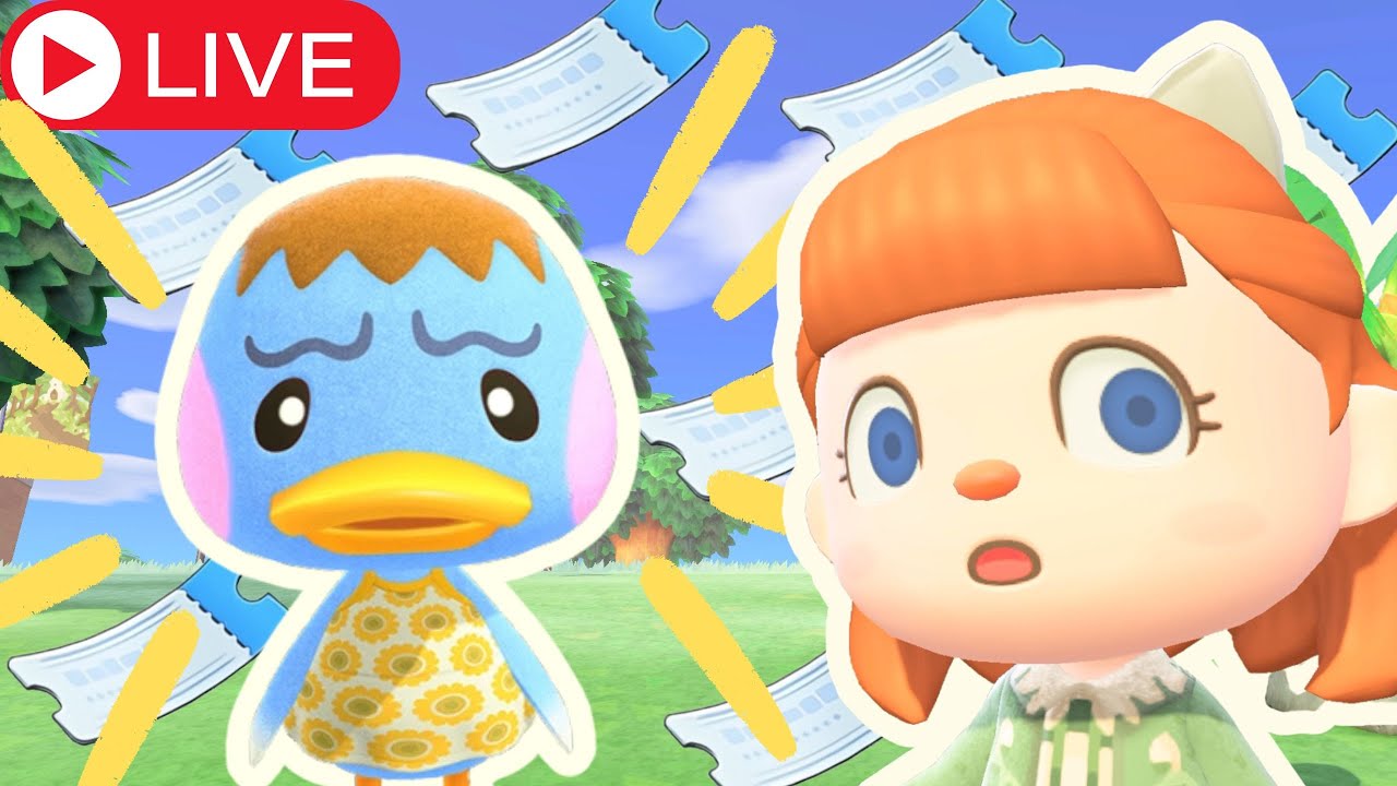 I'M BACK let's find pate (100+ tickets in) | acnh live - YouTube