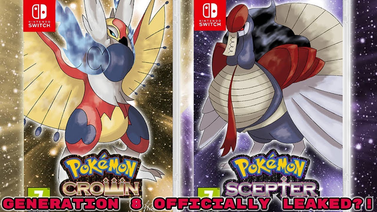 Pokemon Switch 2019 Generation 8 Officially Leaked?! POKEMON CROWN AND ...