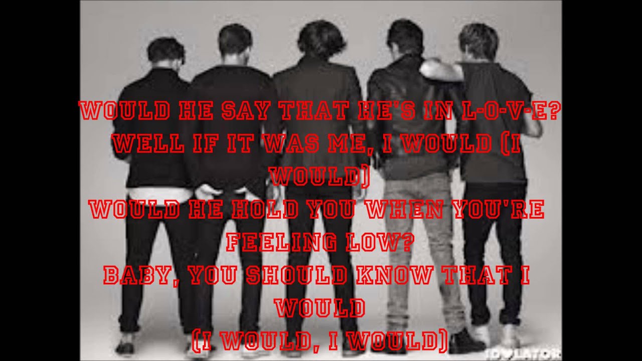 One Direction-I Would Lyric Video With Pics - YouTube