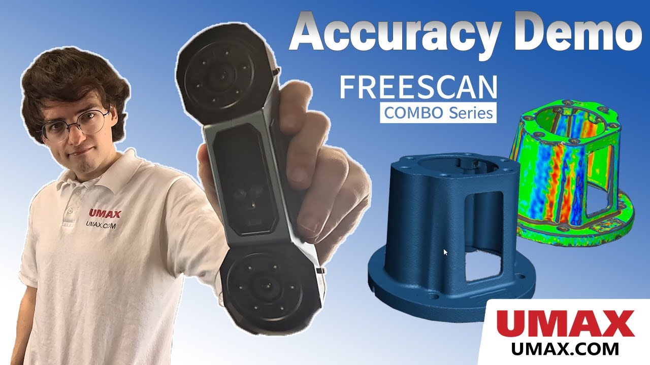ExModel Pro - Quick Inspection with FreeScan Combo+ 3D Scanner - YouTube