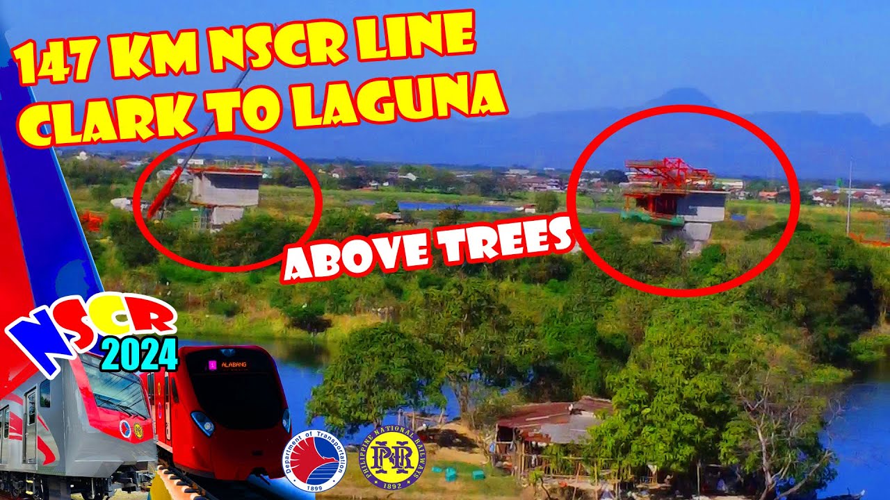 147 km railway line NSCR clark to calamba inprogress now in Pampanga /V ...