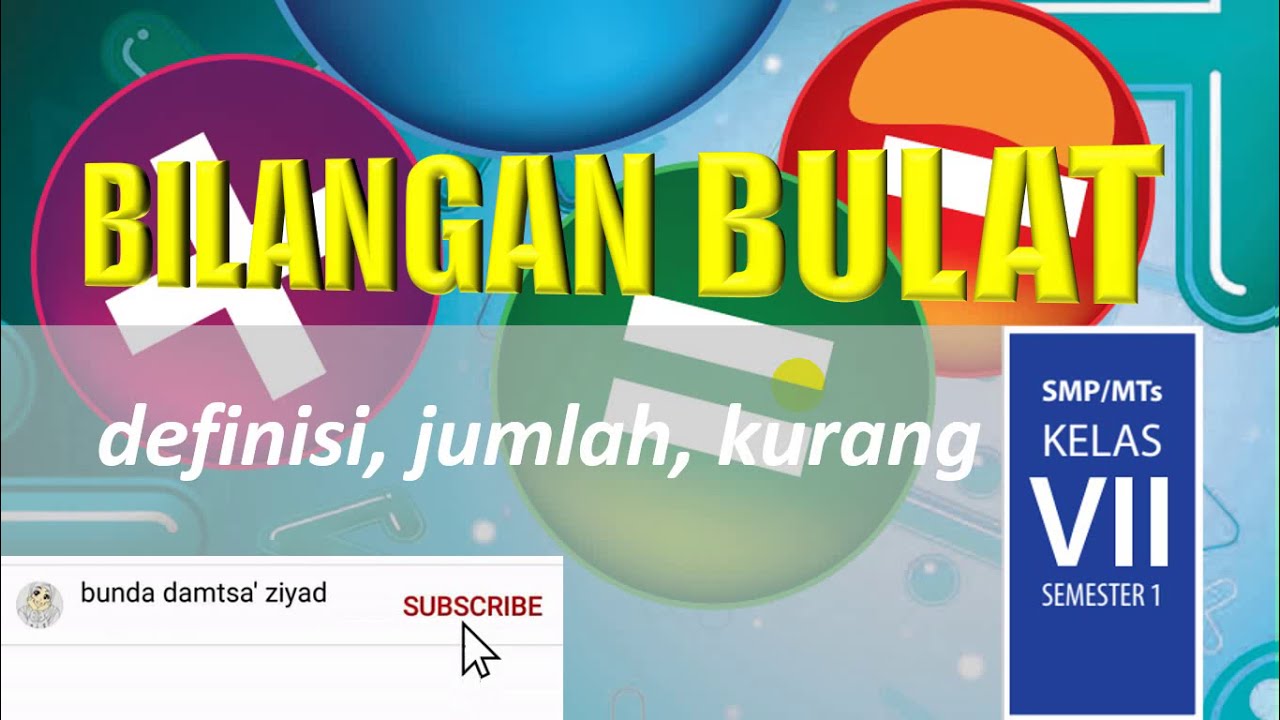 Definisi Bilangan Bulat - Animasi Bilangan Bulat - YouTube