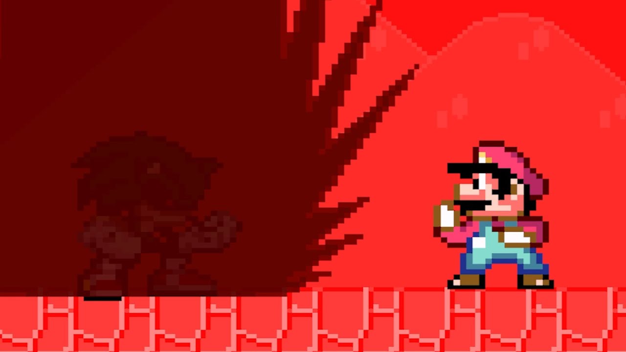 POWER STAR MARIO DESTROYS SONIC.EXE VERSION 3 - YouTube