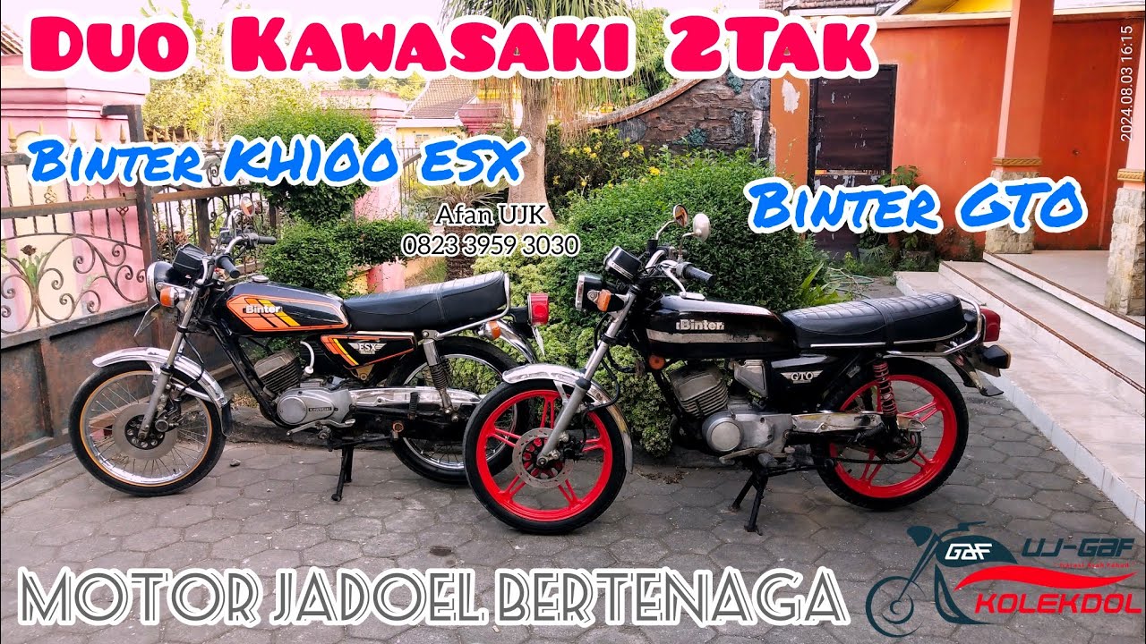 DUO KAWASAKI 2TAK JADOEL, KAWASAKI BINTER GTO 1981 DAN BINTER KH100 ESX ...