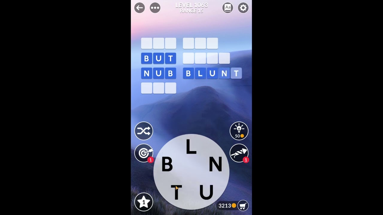 Wordscapes Uncrossed Level 1063 Answers - YouTube