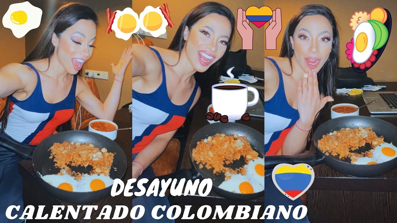 CÓMO HACER UN CALENTAO COLOMBIANO // Desayuno Tipico Tradicional ...