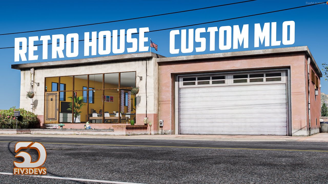 [MLO] Retro House - Fiv3Devs GTA 5 FiveM [AVAILABLE NOW] - YouTube