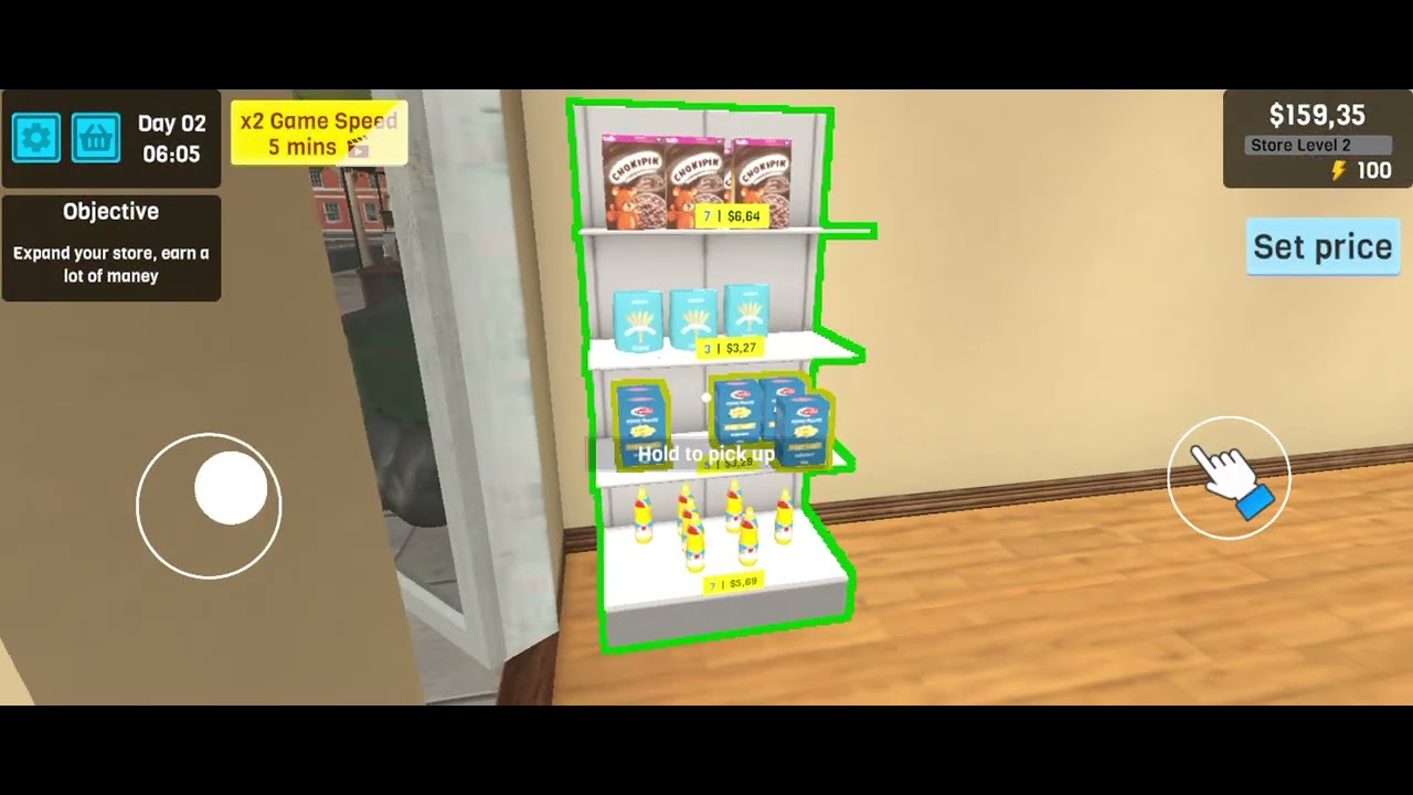 Main game supermarket simulator (part1) - YouTube