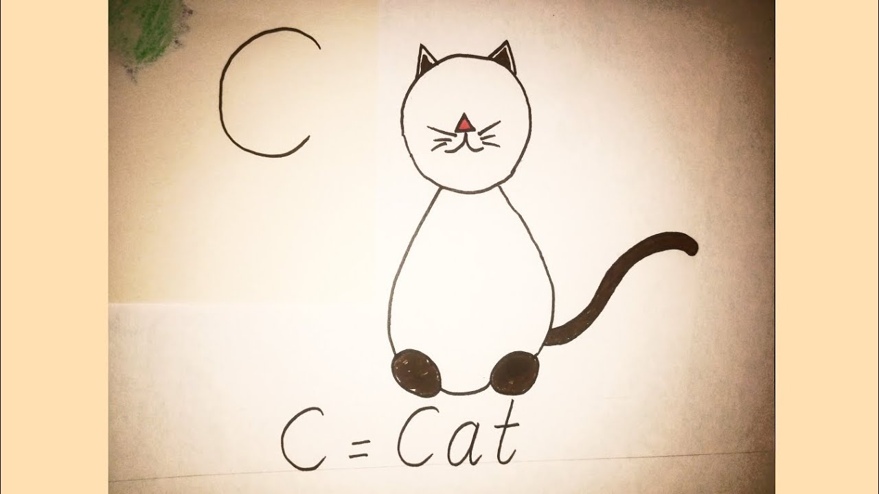 how to draw a cat step by step | how to draw a cat for kids | how to ...