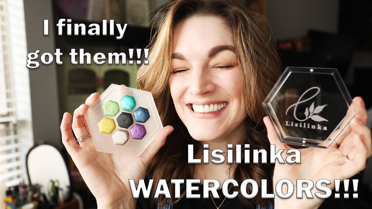 Lisilinka Metallic Watercolors - Northern Lights Set - - YouTube