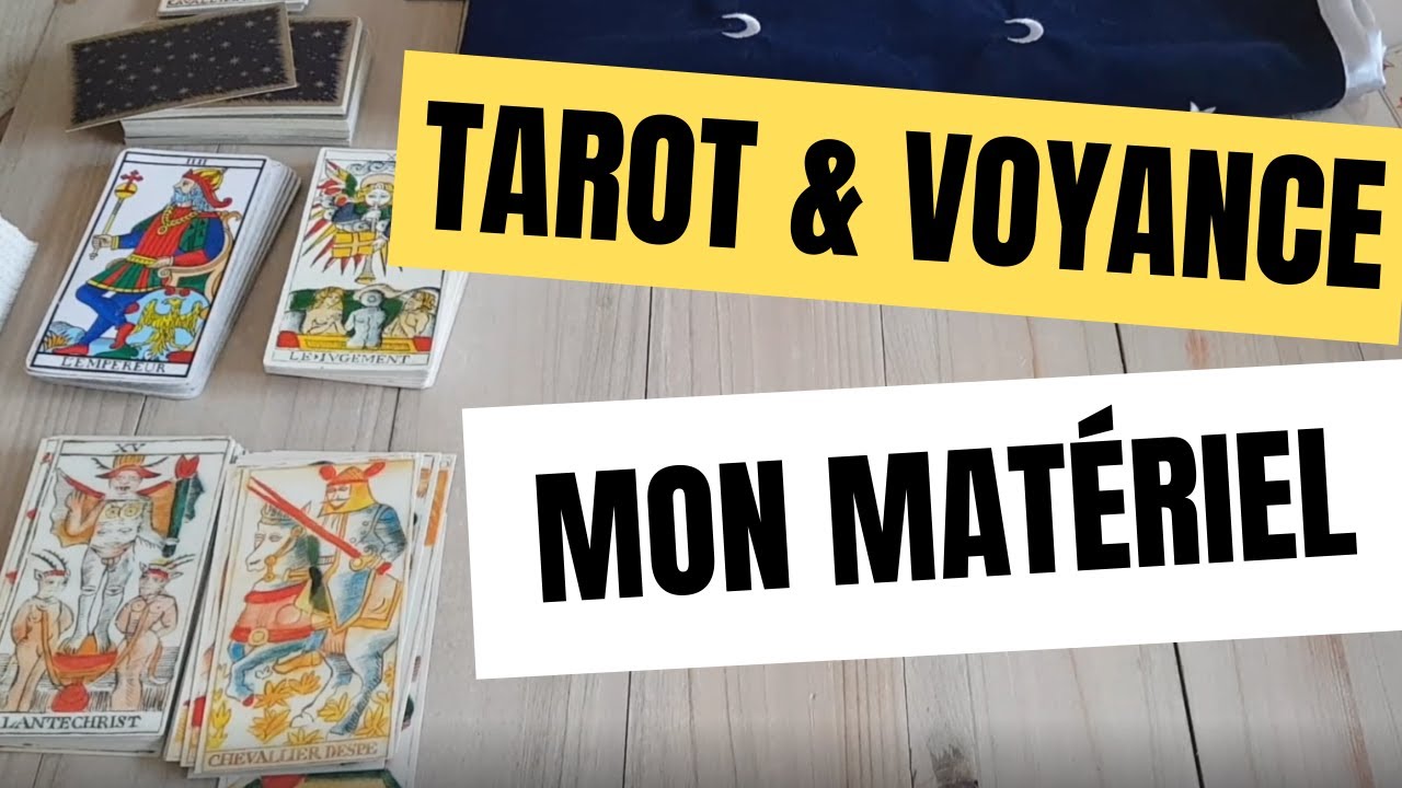 🃏Tarots, Voyance, Oracle...Mon matériel de praticien🃏 - YouTube