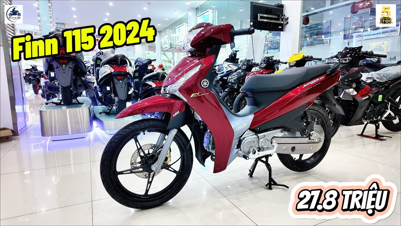 Jupiter Finn 115 FI 2024 ĐỎ ĐÔ BÓNG ️ Chỉ 27.8 triệu 1 em Finn 115 FI ...