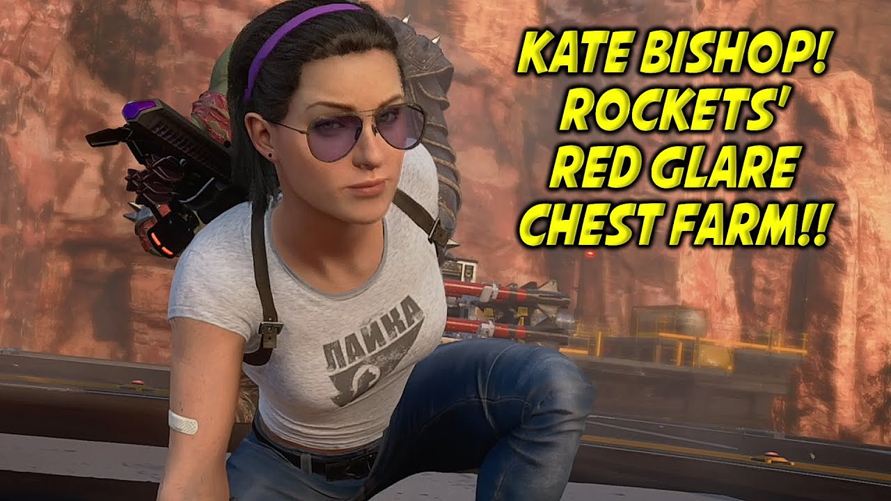 Marvel's Avengers - Kate Bishop - Rockets' Red Glare - FAST Chest Farm ...