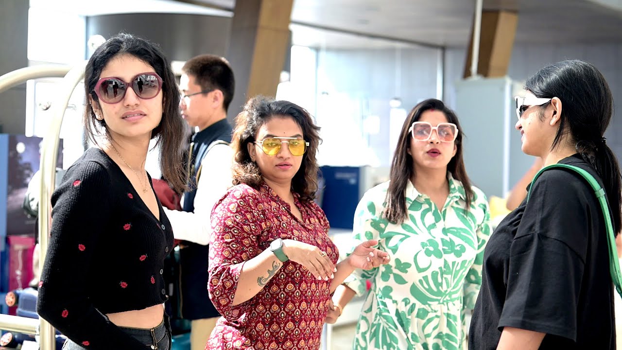 Celebrities Spotted At Airport | Swasika | Anarkkali | Priya varrier ...
