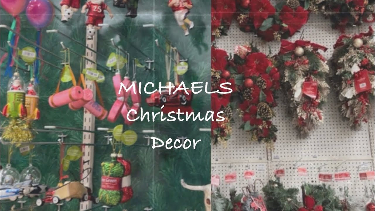 Michaels Christmas Decor | Shop with Me | Christmas Decorations 2024 ...
