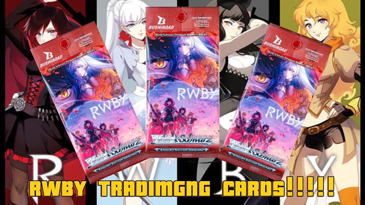 RWBY TRADING CARDS!!!! - YouTube