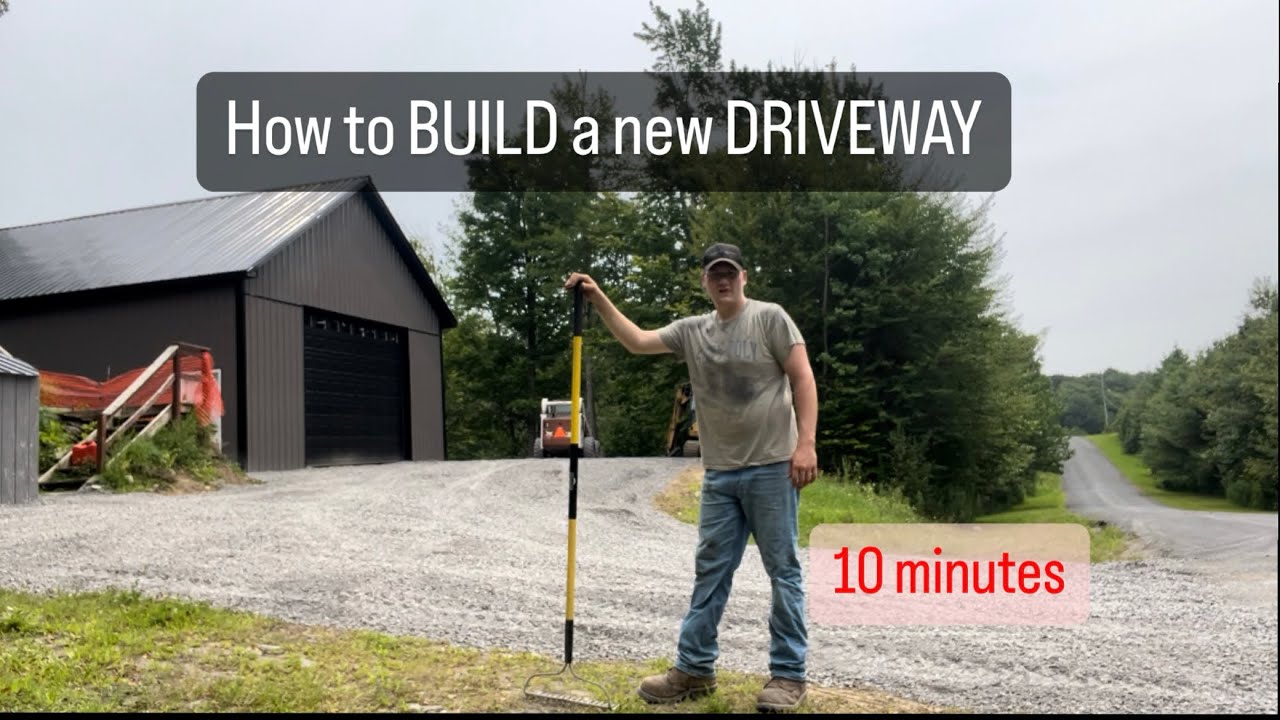 BUILDING A NEW DRIVEWAY (START TO FINISH) - YouTube
