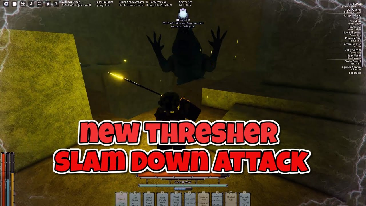 New Thresher Attack | Deepwoken - YouTube