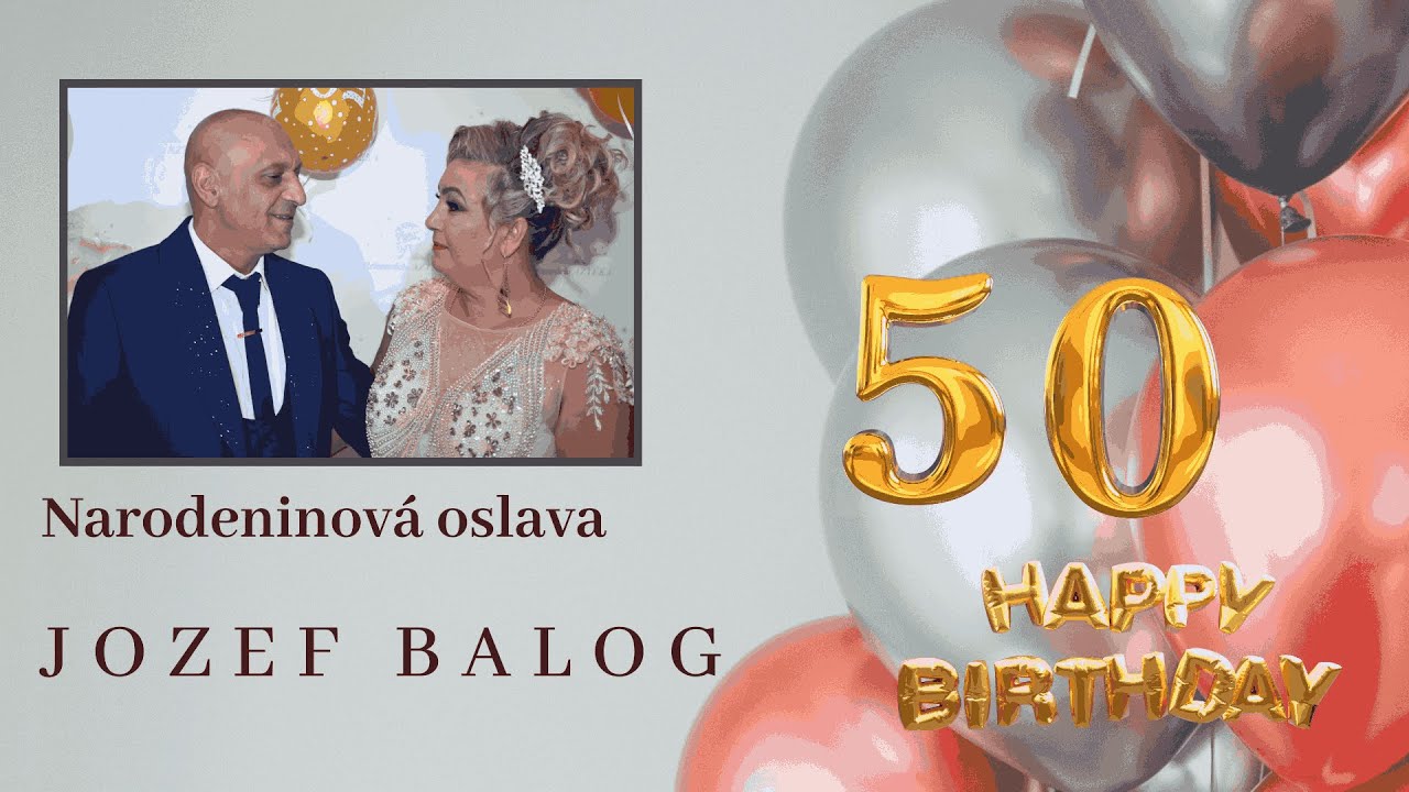 Jozef Balog(Gipsy Sendy)*50tka oslava narodenin*2024 - YouTube