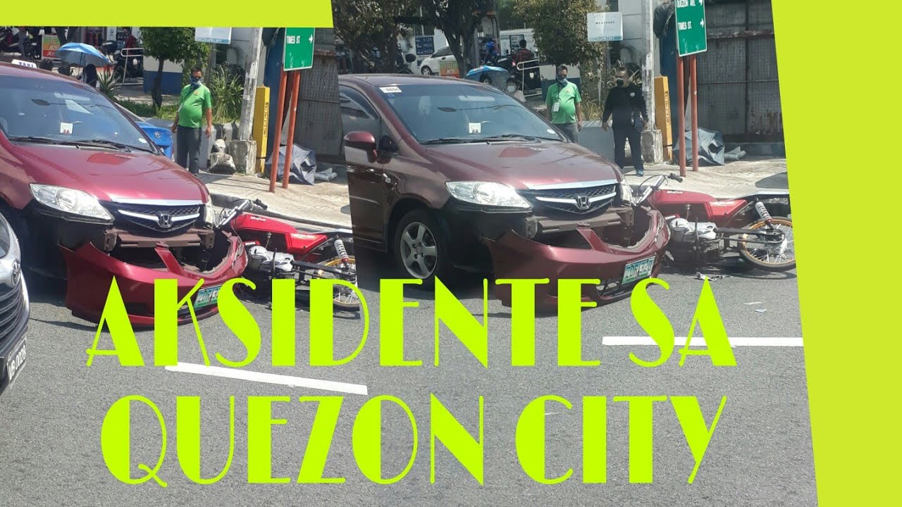 AKSIDENTE HONDA CITY VS MOTOR - YouTube